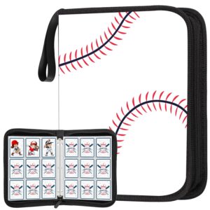 900 pockets baseball card binder for baseball trading cards, display case with baseball card sleeves card holder protectors set for football card and sports card