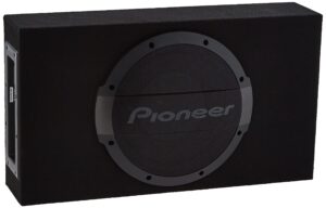 pioneer ts-wx1010la 10" shallow mount sealed enclosure with built-in amplifier