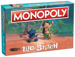 monopoly: disney lilo & stitch | buy, sell, trade characters from disney’s animated film | classic monopoly game | officially-licensed lilo and stitch merchandise 2-6 players