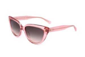 kate spade new york women's modern cat eye/butterfly sunglasses, pink, 53