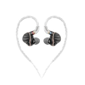 fiio fh7 hybrid in-ear monitors (black) (renewed)