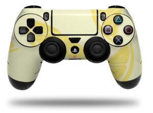 wraptorskinz vinyl decal skin compatible with sony ps4 controller playstation 4 original slim and pro lemons yellow (controller not included)