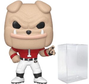 hairy dawg georgia bull dogs pop! college mascots ncaa pop action figure (bundled with pop shield protector to protect display box)