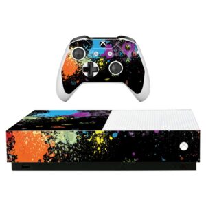 mightyskins skin for microsoft xbox one s all-digital edition - girly | protective, durable, and unique vinyl decal wrap cover | easy to apply, remove, and change styles | made in the usa (mixbonsdi-girly)