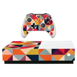 mightyskins skin for microsoft xbox one s all-digital edition - floral skull | protective, durable, and unique vinyl decal wrap cover | easy to apply, remove, and change styles | made in the usa, model number: mixbonsdi-floral skull