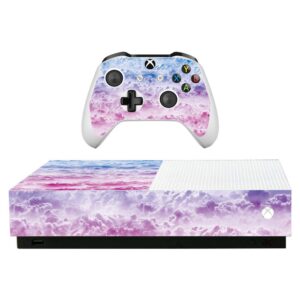 mightyskins skin for microsoft xbox one s all-digital edition - marijuana | protective, durable, and unique vinyl decal wrap cover | easy to apply, remove, and change styles | made in the usa, model number: mixbonsdi-marijuana