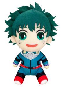 great eastern entertainment my hero academia - deku hero costume 2nd ver sitting plush 7''