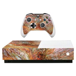 mightyskins skin for microsoft xbox one s all-digital edition - woodlands | protective, durable, and unique vinyl decal wrap cover | easy to apply, remove, and change styles | made in the usa