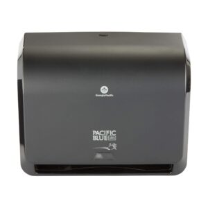 pacific blue ultra 9" mini automatic paper towel dispenser by gp pro (georgia-pacific), black, 54518, 14.1" w x 6.5" d x 11.1" h - new version