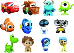 mattel - pixar minis figure assortment (disney/pixar)