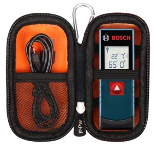 mchoi hard portable travel case for bosch glm 20 compact blaze 65' laser distance measure