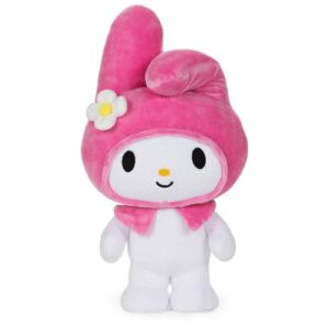 gund sanrio hello kitty my melody plush, premium stuffed animal for ages 1 and up, 9.5”, pink/white