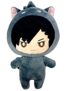 great eastern entertainment haikyu!! s2 - kuroo cat plush 6" h