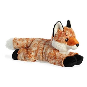 aurora® adorable flopsie™ autumn fox™ stuffed animal - playful ease - timeless companions - brown 12 inches