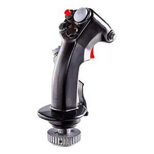 f-16c viper hotas add-on grip - versatile replica fighter aircraft flight stick for flight games and simulations (electronic games)