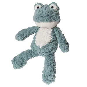 mary meyer putty nursery stuffed animal soft toy, 11-inches, slate blue frog