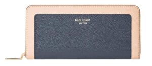 kate spade new york women's margaux slim continental wallet, light fawn multi