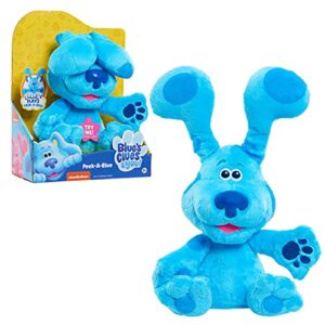 blue’s clues & you! peek-a-blue, interactive barking peek-a-boo stuffed animal, dog