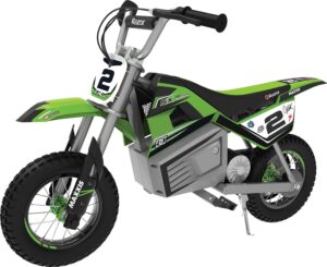 razor sx350 dirt rocket mcgrath electric motocross - green - ffp