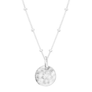 silpada pendant necklace for women, .925 sterling silver, jewelry gift ideas, 'satellite', 16" + 2"