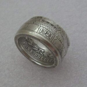 joolixuact hobo coin ring handcrafted ring made from us morgan hobo coin