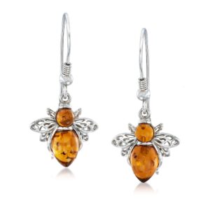 ross-simons bumblebee earrings in sterling silver