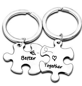 nimteve gifts for couples boyfriend gift girlfriend keychains for husband wife valentines day gift anniversary couple key chain (style c)