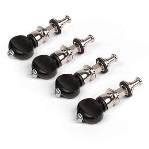 grover champion friction banjo tuning pegs, nickel, set of 4