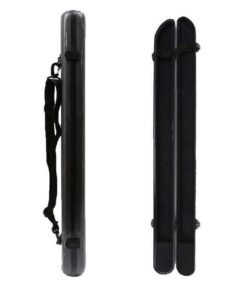 yinfente violin cello bow case bow bag carbon fiber violin bow cases strong light hold 2pcs bow (black)