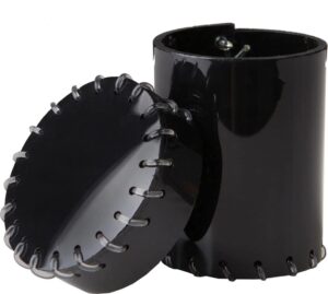 age of plastic black dice cup