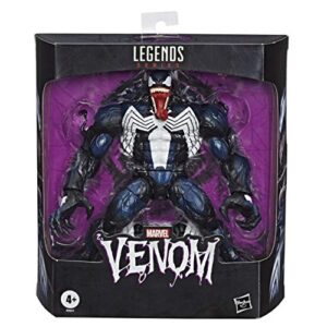 marvel hasbro legends series 6-inch collectible action figure venom toy, premium design, detail, and articulation, ages 4 and up