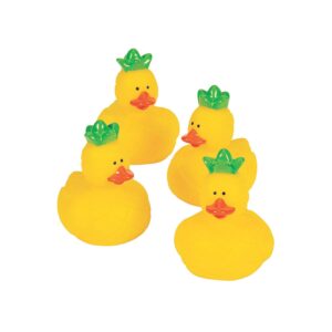 fun express pineapple duckies - toys - 12 pieces