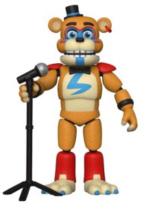 funko action figure: five nights at freddy's (fnaf) pizzaplex-glamrock freddy fazbear - fnaf pizza simulator - collectible - gift idea - official merchandise - for boys, girls, kids & adults