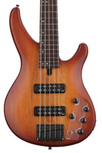 yamaha trbx505 brick burst 5-string bass