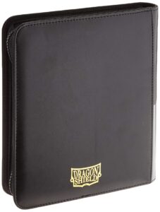 arcane tinmen dragon shield card binder – card codex zipster binder: small black - trading cards – card games - compatible with pokemon yugioh magic the gathering mtg tcg ocg & hockey cards