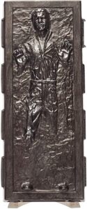 star wars the black series han solo (carbonite) 6-inch-scale the empire strikes back 40th anniversary collectible figure with stand (amazon exclusive)