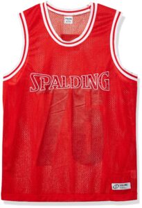 spalding men's athletic dry mesh basketball jersey shirt tank white