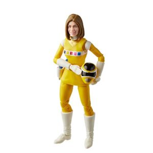 power rangers lightning collection in space yellow ranger 6-inch premium collectible action figure toy with accessories