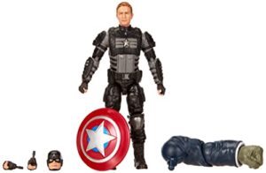 avengers hasbro marvel legends series gamerverse 6-inch collectible stealth captain america action figure toy, ages 4 and up