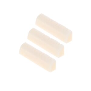 alomejor mandolin string nut bone mandolin bridge saddle and nut instrument replacement accessories for 8 string mandolin