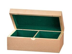 wooden storage box for standard size chess pieces - chess box muba standard