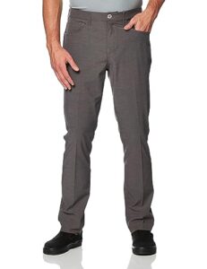 callaway men's everplay 5-pocket golf pant (waist size 30-56 big & tall), dark grey heather, 30w x 30l