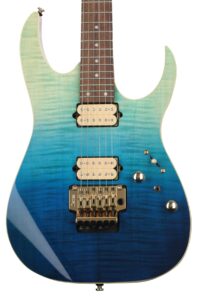 ibanez high performance rg420hpfm - blue reef gradation