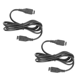 gameboy player link cable connect cord cable, 2 pack for nintendo gameboy advance and sp