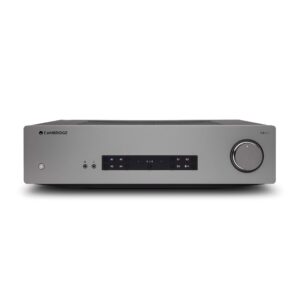 cambridge audio cxa61 stereo two-channel amplifier with bluetooth and built-in dac - 60 watts per channel (lunar grey)