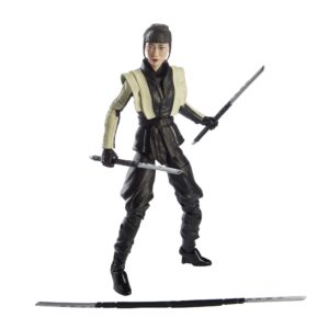 g.i. joe classified series snake eyes: g.i. joe origins akiko collectible action figure 18, premium 6-inch scale toy with custom package art