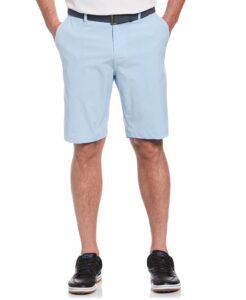 callaway everplay men’s golf shorts with moisture-wicking stretch fabric, non-iron, modern fit, chambray blue htr, 30