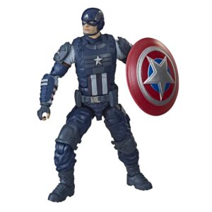 hasbro marvel legends series gamerverse 6-inch collectible captain america action figure toy, ages 4 and up