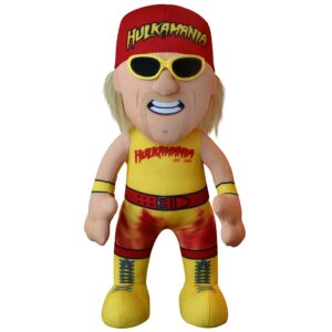 bleacher creatures wwe hulk hogan 10" plush figure - a wrestling superstar for play or display