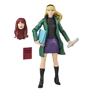 spider-man hasbro marvel legends series 6-inch collectible gwen stacy action figure toy retro collection